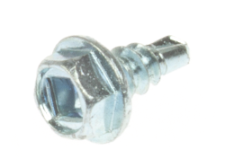 Self piercing screw, ventilation ducts and construction with drilling ...